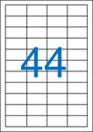 Etikett, univerzális, 48,5x25,4 mm, VICTORIA PAPER, 4400 etikett/csomag ...